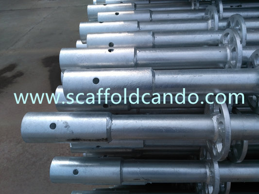 Ringlock scaffolding system standards verticals for construction, hot dip galvanized BS1139 500,1000,1500,2000,3000mmL