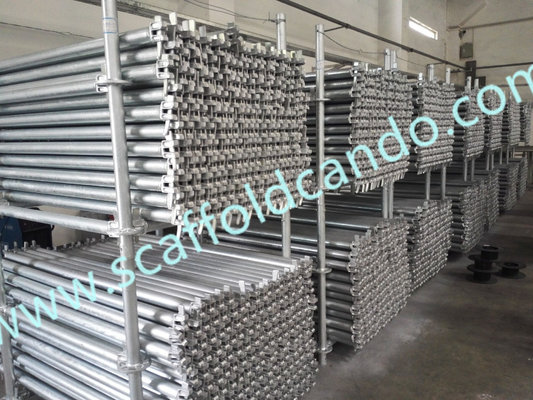 Q235 Q345 48.3mm scaffolding ringlock ledger horizontal 900mm 1200mm 1500mm 1800mm L for Ringlock scaffold system