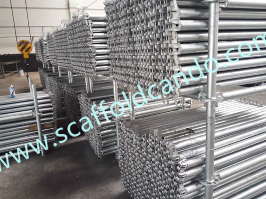 Q235 Q345 48.3mm scaffolding ringlock ledger horizontal 900mm 1200mm 1500mm 1800mm L for Ringlock scaffold system