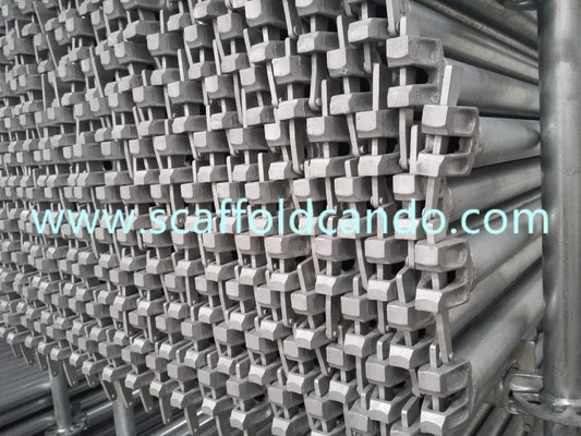 Hot dipped galvanized Q235 Q345 good quality 48.3*900mm,1200, 1500,1800mmL  scaffolding ledgers horizontals for sale