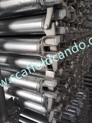 Ringlock scaffolding Level, Ringlock ledger 900,1200,1500,1800mm L Q235, Q345 hot dip galvanized horizontal for sale