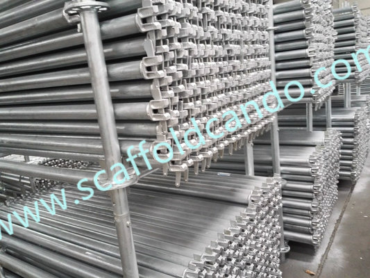 Ringlock scaffolding Level, Ringlock ledger 900,1200,1500,1800mm L Q235, Q345 hot dip galvanized horizontal for sale