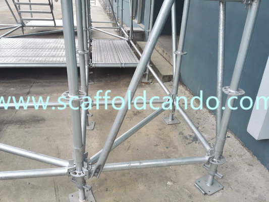 Good performance scaffold diagonal, brace for Ringlock scaffolding system 900*1000mm 1200*1500mmL Hot dip galvanized