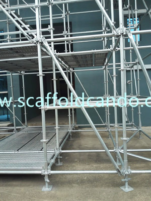 Ringlock scaffold system hot dip galvanized diagonal brace 1200*2000mm,1200*1800mmL gain loading capacity  for scaffolds