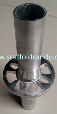 Q235 Q345 Hot dip galvanized base collar, basic socket 300mm,280mm,240mm,200mm base for OD48.3 60.3mm ringlock vertical