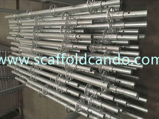Hot dip galvanized 38*230mm 40*250mm scaffolding spigot, joint pin, Bone joint for Ringlock scaffolding system for sale