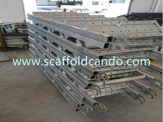 Galvanized 850mm*2370mm 8 steps ladder stair case for Ringlock scaffolding system 2000*1500mm steel plank step