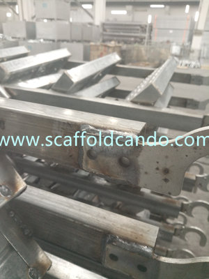 Q235 galvanized scaffolding ringlock system stair case 850*2691MM 9 steps for 2000*1800mm ringlock scaffolding