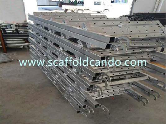 Good quality galvanized scaffolding stair case 550mm 850mm width, 8 steps 9 steps ladder for Scaffolding ringlock system