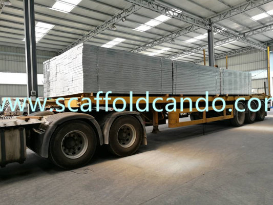 Factory specialized in Q235 galvanized scaffolding steel plank, metal board 4000mm,3000mm,2000mm,1500mm,1000mmL for sale