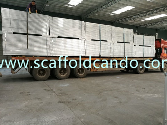 Easy to install scaffolding galvanized steel plank steel board as working platform 4000mm,3000mm,2000mm,1000mmL for sale