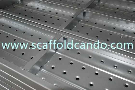 Popular scaffold working platform 2mtr 3mtr 4mtr steel board metal plank for passageway in frame scaffolding BS1139