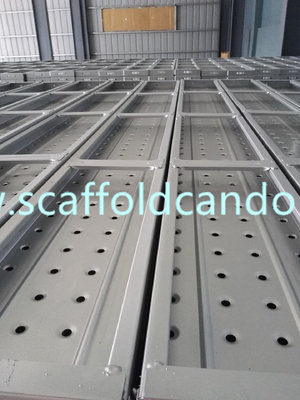 BS1139 Galvanized painted scaffolding steel working platform steel plank 250mm,300mmW, 1000mm-4000mmL with SGS