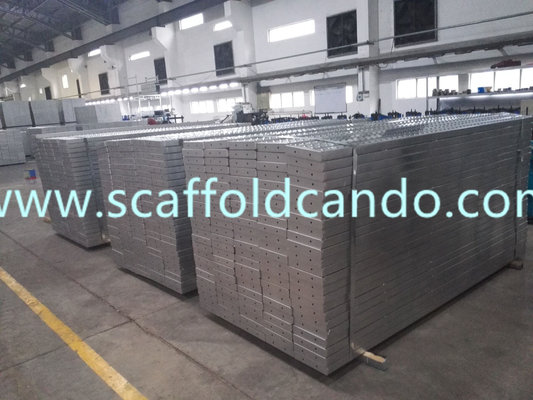 BS1139 Galvanized painted scaffolding steel working platform steel plank 250mm,300mmW, 1000mm-4000mmL with SGS