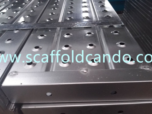 Q235 galvanized scaffolding plank board decking 1000mm, 2000mm,3000mm,4000mm as working platform in construction project