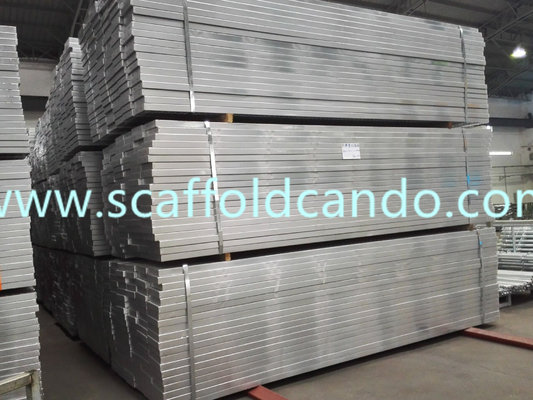 Q235 galvanized scaffolding plank board decking 1000mm, 2000mm,3000mm,4000mm as working platform in construction project
