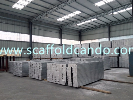 Galvanized steel planks steel boards 0.5m, 1.0m, 1.5m, 2.0m, 3.0m, 4.0m Q235 working platform in scaffolding projects
