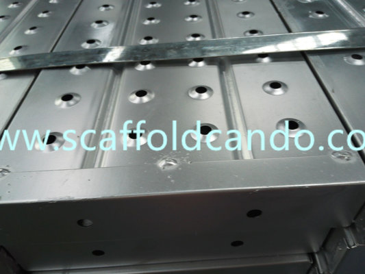 Pre-galvanized scaffolding steel planks steel boards 1000mm-4000mmL Q235 painted surface with good loading capacity