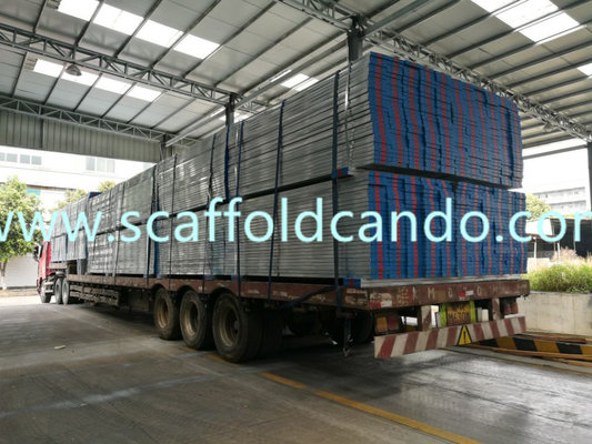 Pre-galvanized scaffolding steel planks steel boards 1000mm-4000mmL Q235 painted surface with good loading capacity