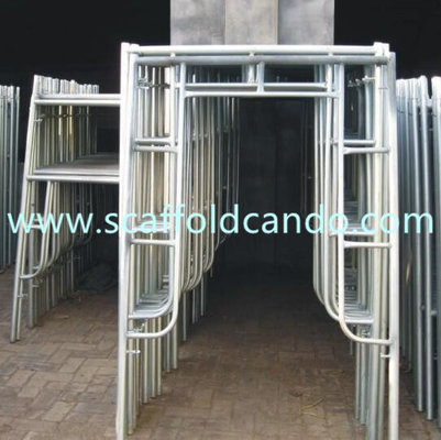 Good performance galvanized scaffolding main frame, door frame, walk through frame 1219*1700mm for scaffolding frame