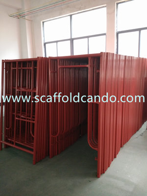 Good performance galvanized scaffolding main frame, door frame, walk through frame 1219*1700mm for scaffolding frame