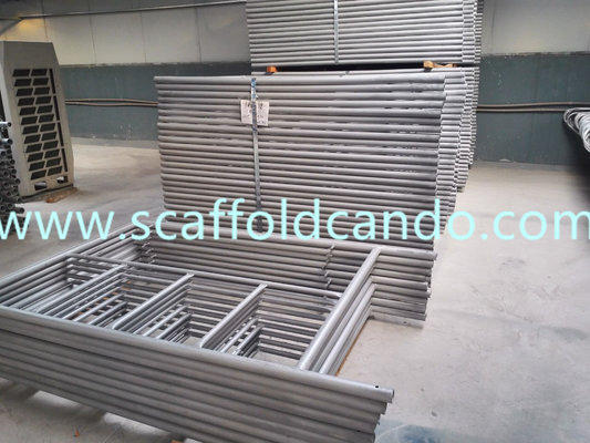 1219*1700mm galvanized scaffolding frame system main type frame door frame Ladder frame H frame walk through frame
