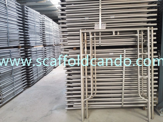 1219*1700mm galvanized scaffolding frame system main type frame door frame Ladder frame H frame walk through frame