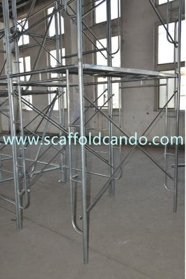 Hot dip galvanized pre-galvanized painted 914*1700mm, 914*1219mm, 1219*1700mm scaffolding main frame ladder frame