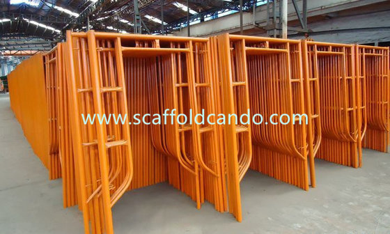 Hot dip galvanized pre-galvanized painted 914*1700mm, 914*1219mm, 1219*1700mm scaffolding main frame ladder frame