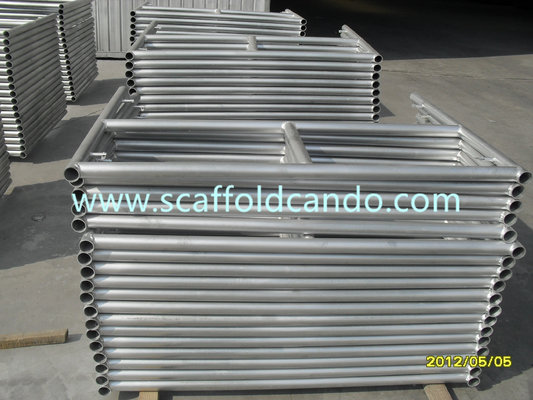 BS1139 galvanized scaffolding ladder frame H frame door frame main frame 1219*1930mm,1219*1700m for constructions