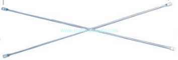21.3*2198mm pre-galvanized scaffolding frame system cross brace can match 1219*1700mm main frame ladder frame