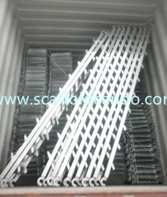 Best price 7 steps ladder scaffolding galvanized stair case 450*2397mm for scaffolding frame system with good  quality