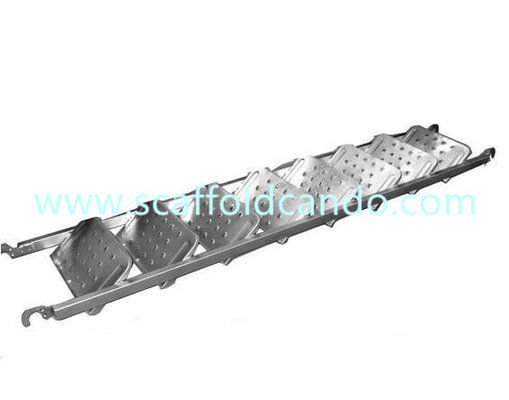 Q235 painted 420*2515mm stair case 8 steps galvanized scaffolding stair case for frame scaffolding system