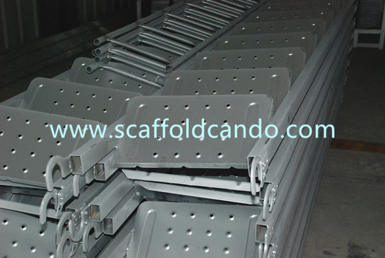 Q235 painted 420*2515mm stair case 8 steps galvanized scaffolding stair case for frame scaffolding system