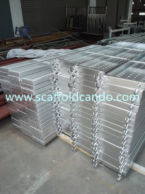 420*1829mm, 480*1829mm scaffolding steel hook planks, catwalk for working platform in Frame scaffolding system
