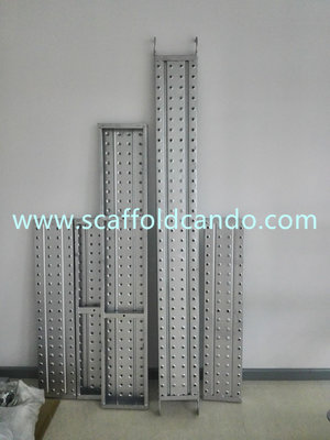 Good loading capacity 500*1829mm, 43.5mm hook planks catwalk as working platform for scaffolding frame system