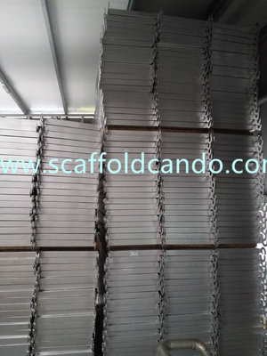1829mmL 43.5mm hooks for Frame scaffolding system catwalk, scaffolding steel plank with hooks in Frame scaffolding