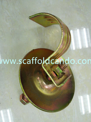 Factory sell Q235 scaffolding galvanized Limpet coupler, toe board coupler for connecting two pcs of  steel planks