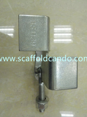 Scaffolding galvanized British drop forged board retaining coupler BRC clamp for 48.3mm 0.65KG/pc, Q235