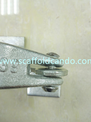 Good quality low prices scaffolding Q235 electro galvanized 48.3mm board retaining coupler, BRC clamp for sale