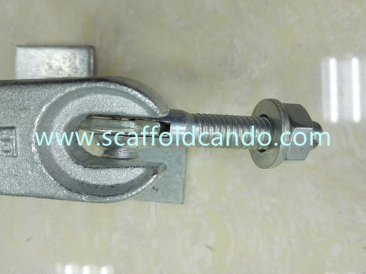Good quality low prices scaffolding Q235 electro galvanized 48.3mm board retaining coupler, BRC clamp for sale