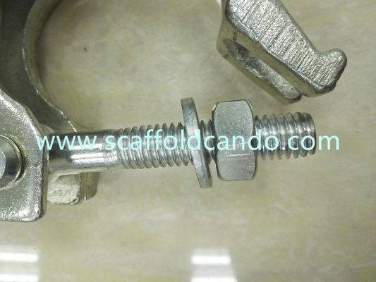 Scaffolding galvanized Q235 drop forged fixed beam coupler, girder clamp 48.3mm with SGS BS1139 with good quality