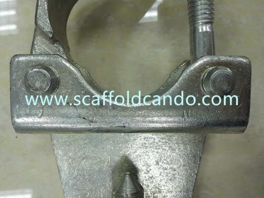 Scaffolding galvanized Q235 drop forged fixed beam coupler, girder clamp 48.3mm with SGS BS1139 with good quality