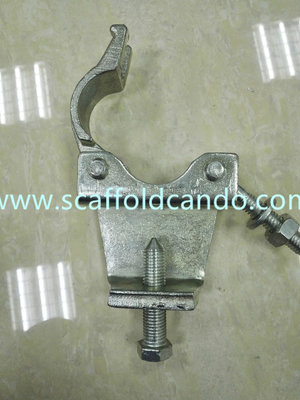 Good loading capacity BS1139 Q235 Scaffolding galvanized Drop forged beam coupler 48.3mm Girder clamp for sale