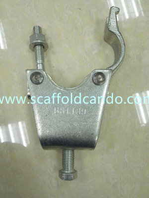 Good loading capacity BS1139 Q235 Scaffolding galvanized Drop forged beam coupler 48.3mm Girder clamp for sale
