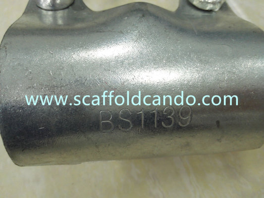 Factory specialized in British forged pressed scaffolding galvanized single coupler putlog clamp BS1139 48.3mm