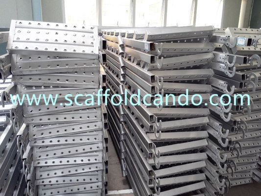8 steps stair case scaffolding galvanized steel ladder 850*2370mm for Ringlock scaffolding system for sale