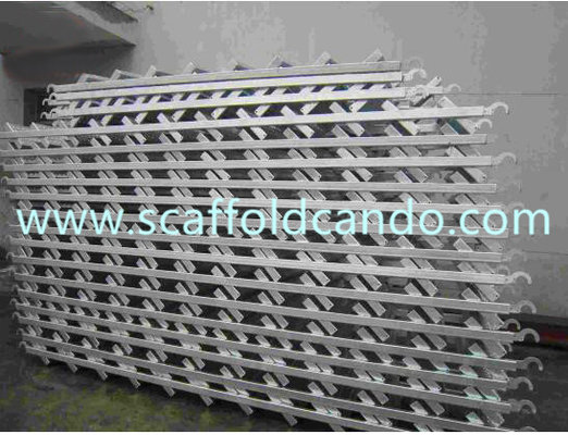 Frame scaffolding Ringlock scaffolding steel 7 steps 8 steps 9 steps ladder 450mm, 550mm, 850mm galvanized stair case