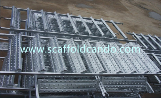 High performance Scaffolding galvanized steel ladder 550*2370mm 8 steps 850*2691mm 9 steps ladder with low price