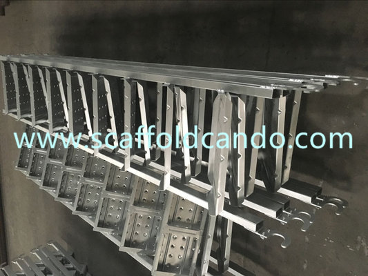 550*2677mm,550*2515mm,550*2397mm scaffolding galvanized stair case steel ladder for frame scaffolding system